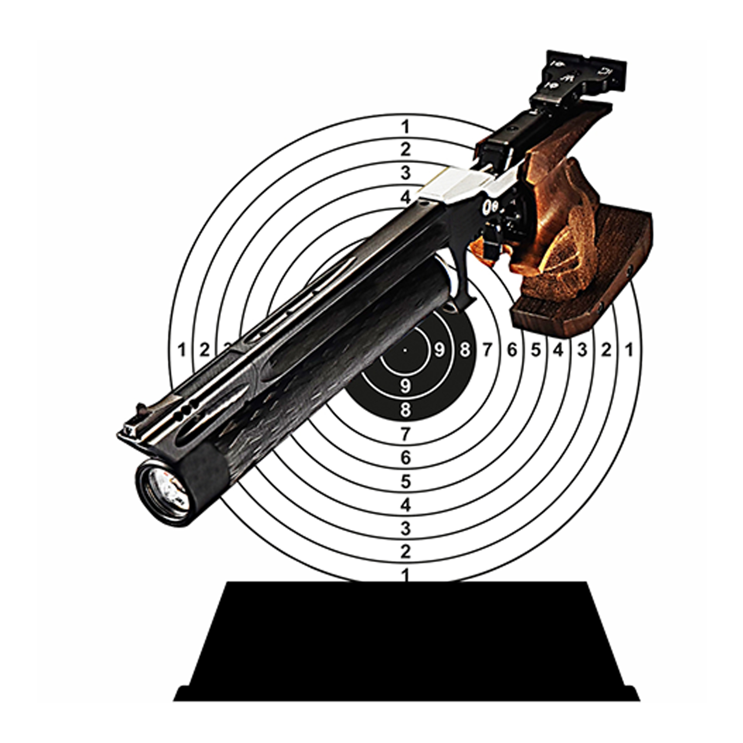 Wood trophy pistool - Krott